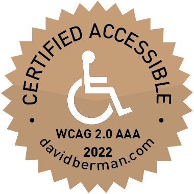 Accessibility badge – wcag2.com
